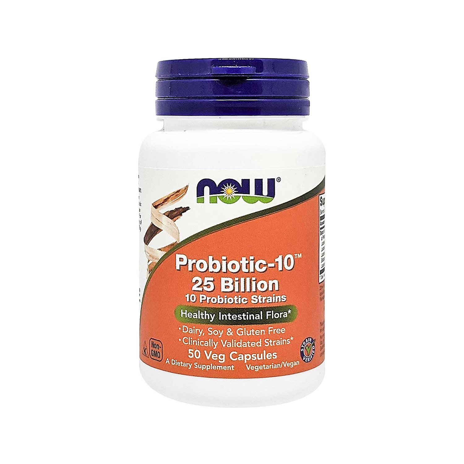 Now Foods Probiotic-10 25 Billion 50 Veg Capsules - Aesthetic Today UAE