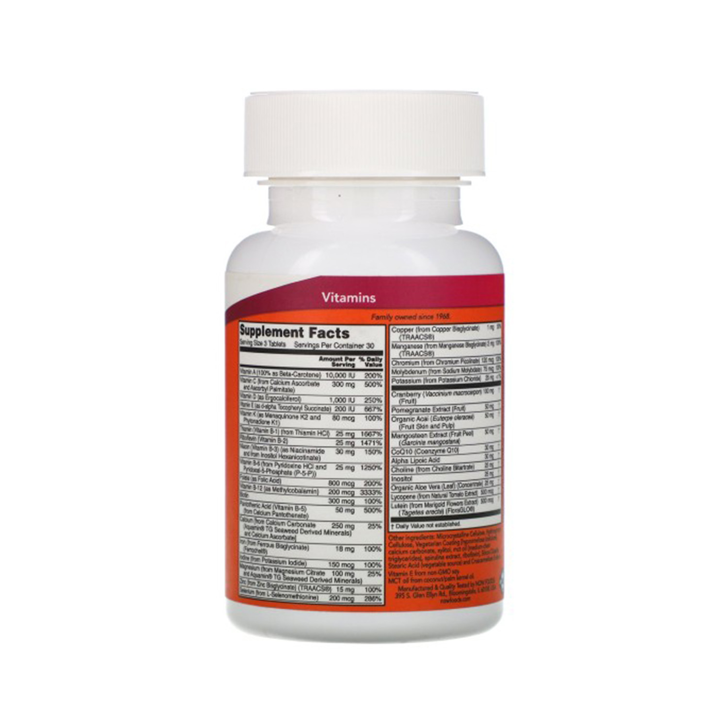 Now Foods Eve Womens Multiple Vitamin 90 Tablets Aesthetic Today Uae