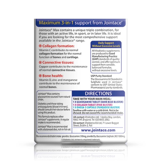 Vitabiotics Jointace Max 56 Tablets 28 Capsules - Aesthetic Today UAE