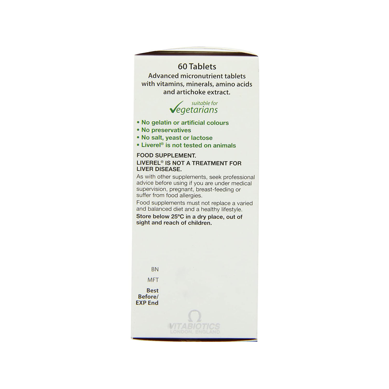 Vitabiotics Liverel 60 tablet - Aesthetic Today UAE