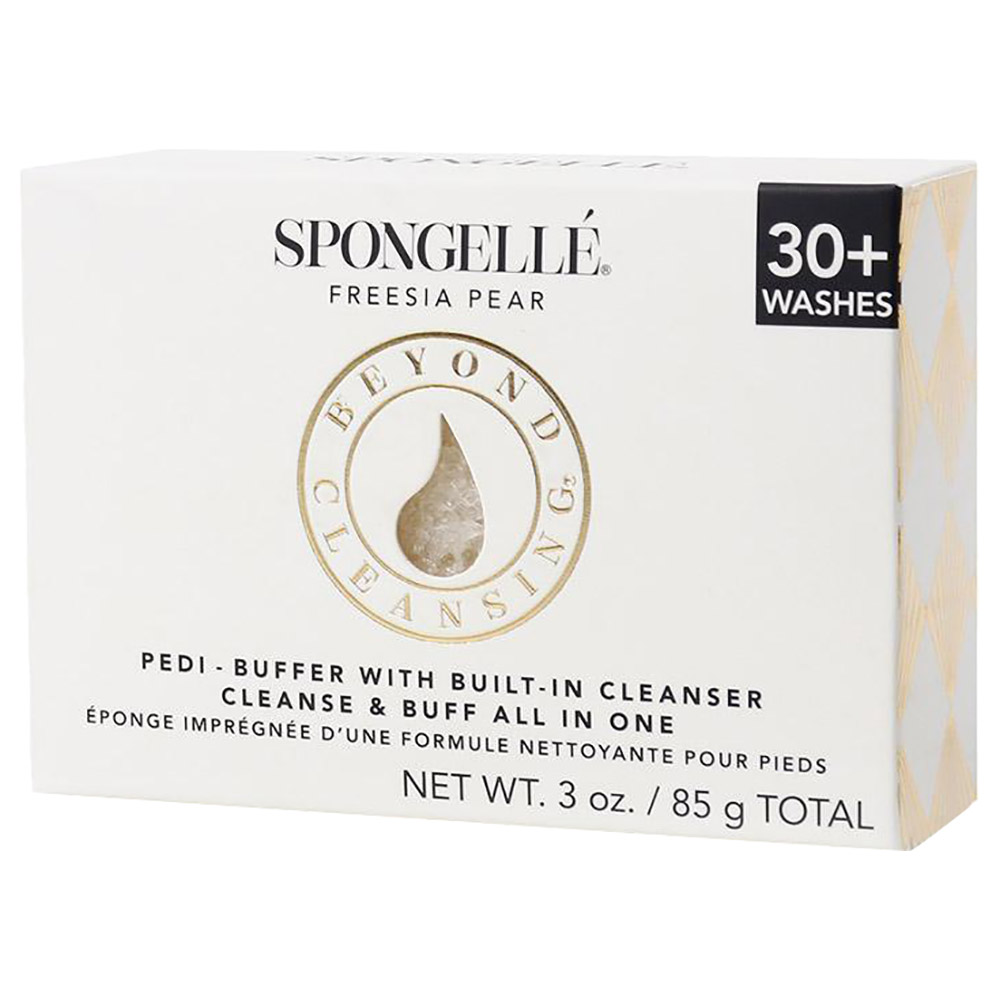 Spongelle Pedi Buffer - Freesia Pear 30 Washes 85g - Aesthetic Today UAE