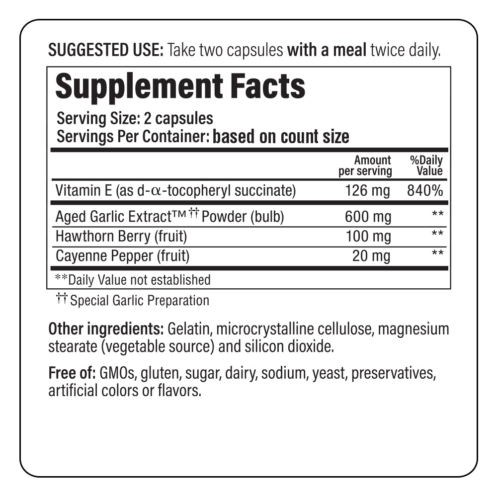 Kyolic Formula 106 Circulation Capsules 100s