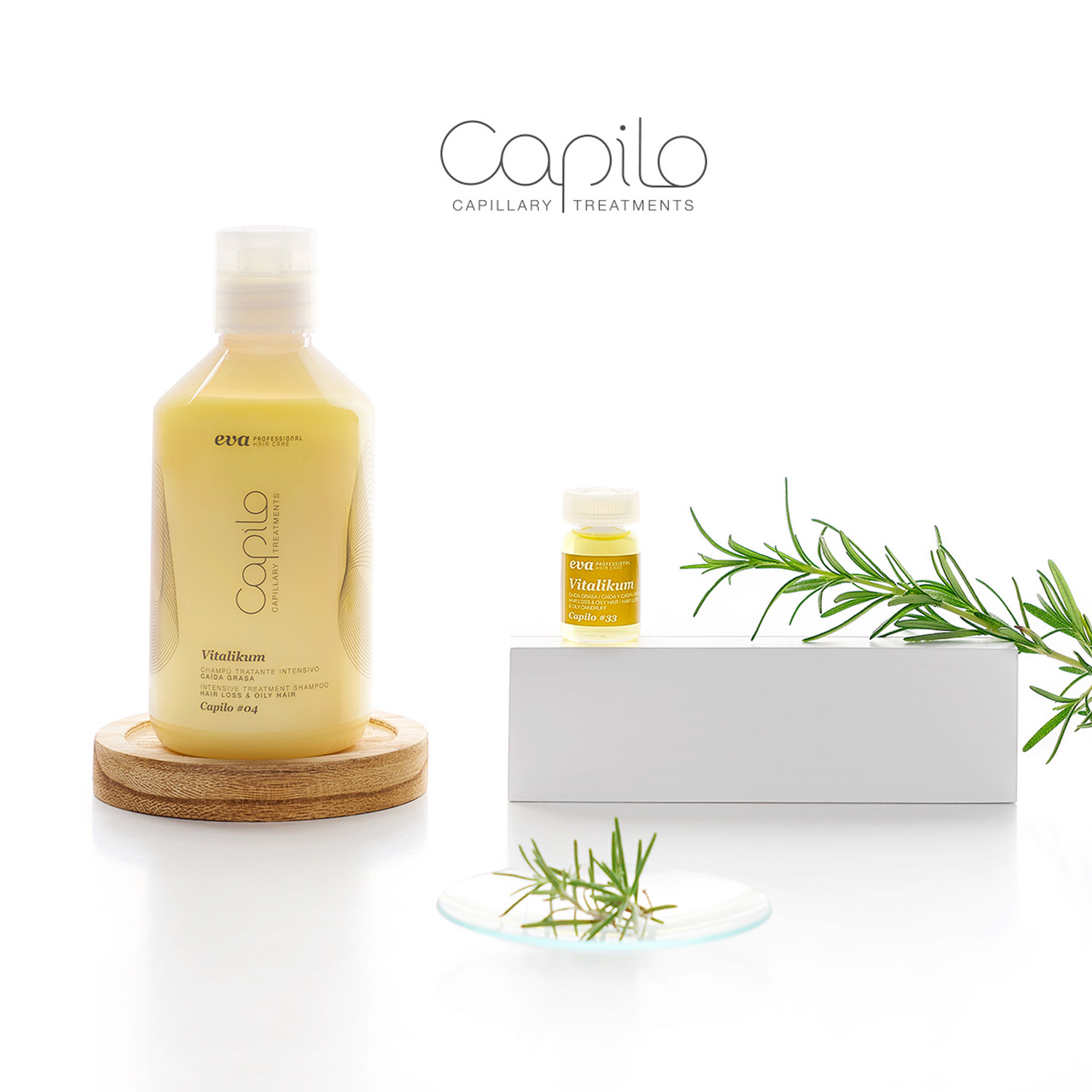 Eva Professional Hair Care Capilo Vitalikum Shampoo 04 Hair loss/Oily ...