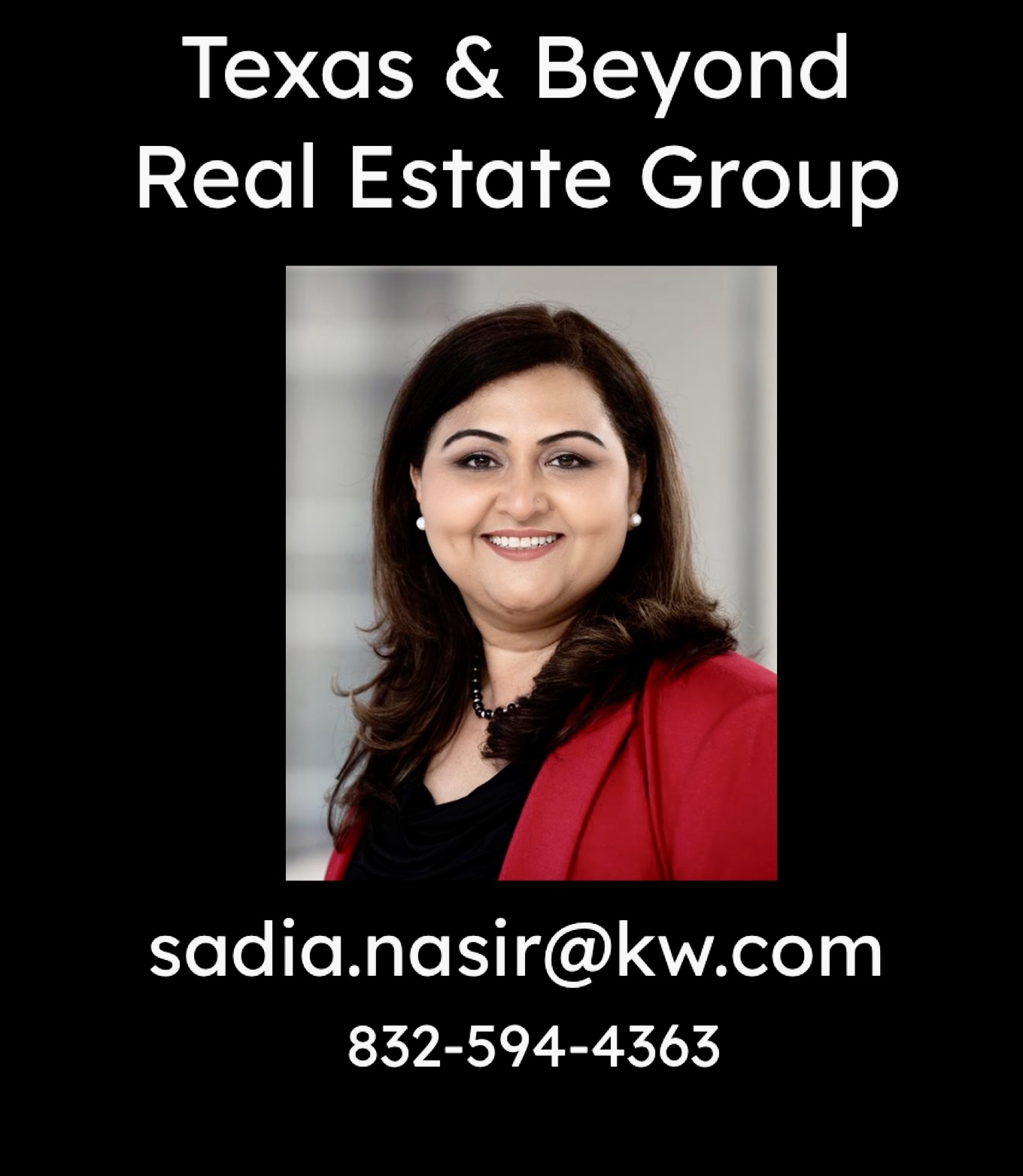 Sadia Nasir at Keller Williams Signature