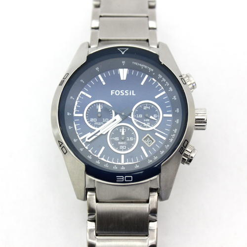 FOSSIL MEN'S CH2841 CHRONOGRAPH WATCH BLUE DIAL CH-2841 | Outofpawn.com
