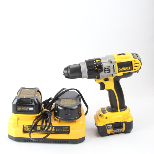 DeWalt DCD950 18V XRP Hammer Drill/Driver w/ DC9320 Charger & DC9180 ...
