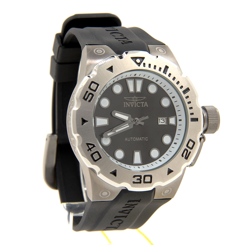 Invicta Pro Driver 23500 Automatic Black Rubber Band 51mm Men's Watch ...