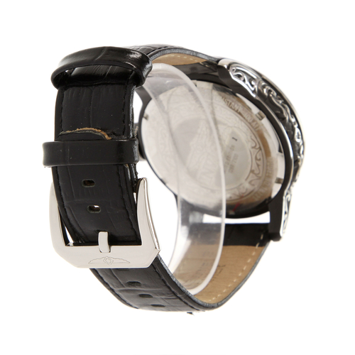 Invicta Excalibur Limited Edition Black Leather Strap 52mm Men's Watch ...