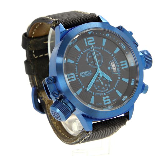 Invicta Corduba 52mm Black Dial Blue Russian Diver Men's Watch - Model ...