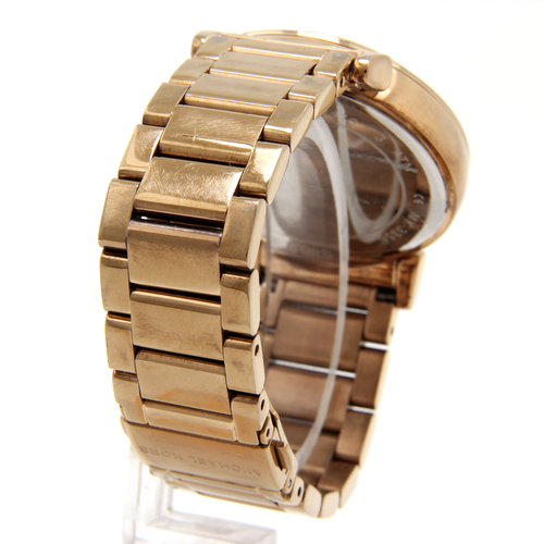 Michael Kors 39mm Black Dial Rose Gold SSteel Bracelet Women's Watch ...