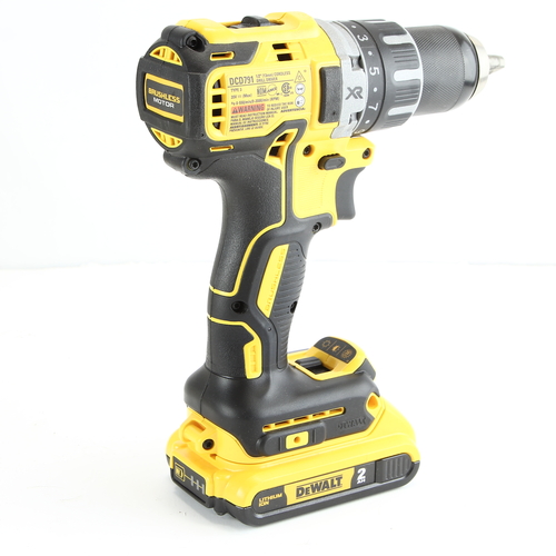 Dewalt DCD791 20V Max XR 1/2" 2 Speed Brushless Drill Driver Li-ion ...