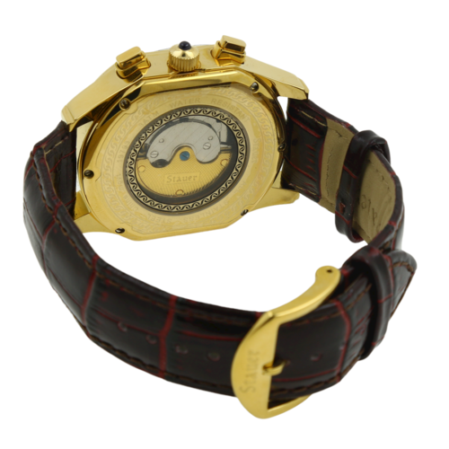 Stauer 27Jewels Skeleton Back, Date Sub-dials, 19793 Automatic Men's ...