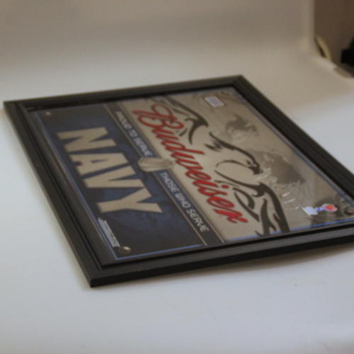 Budweiser Navy Bar Mirror Beer Sign USO | Outofpawn.com