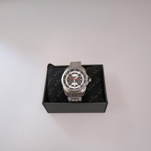 Men's Bulova 96B172 Campton Analog Stainless Steel Sporty Dress Watch ...