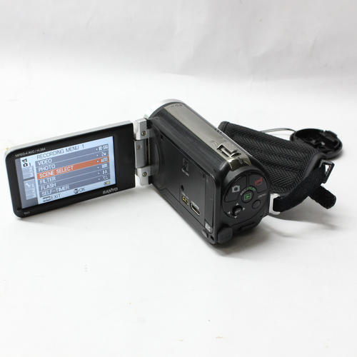 Sanyo Xacti Dual Camcorder Camera 30x Zoom 1500x Digital 720P HD Vpc ...