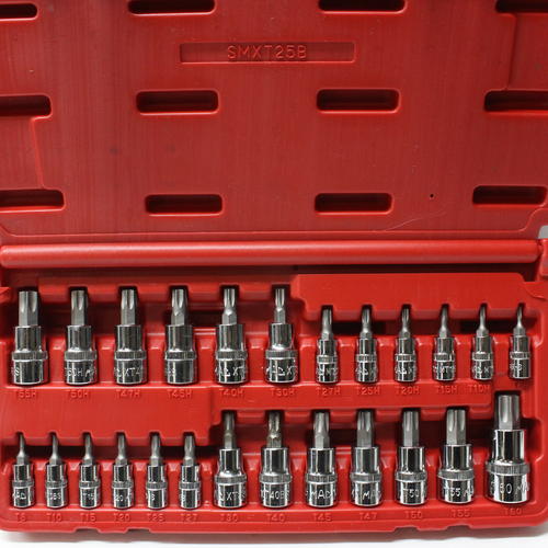 Mac Tools SMXT25B 25 PCS. Torx & Tamperproof Torx Driver Set ...