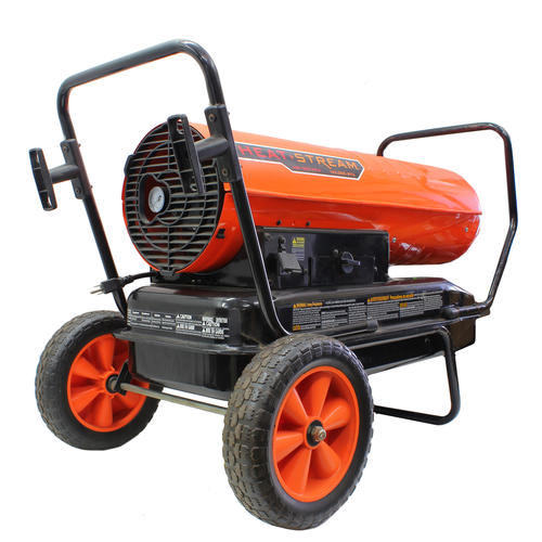 Heat Stream HS-125T-KFA 125,000 BTU Portable Forced Air Kerosene Heater ...