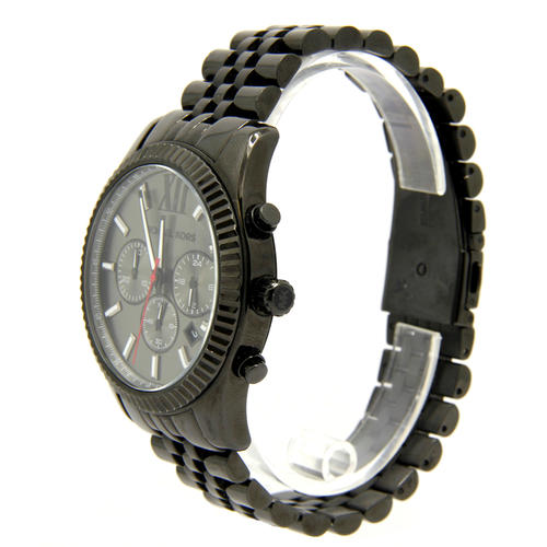 Michael Kors MK8320 All Black Lexington Chronograph Men's Watch MK-8320 ...