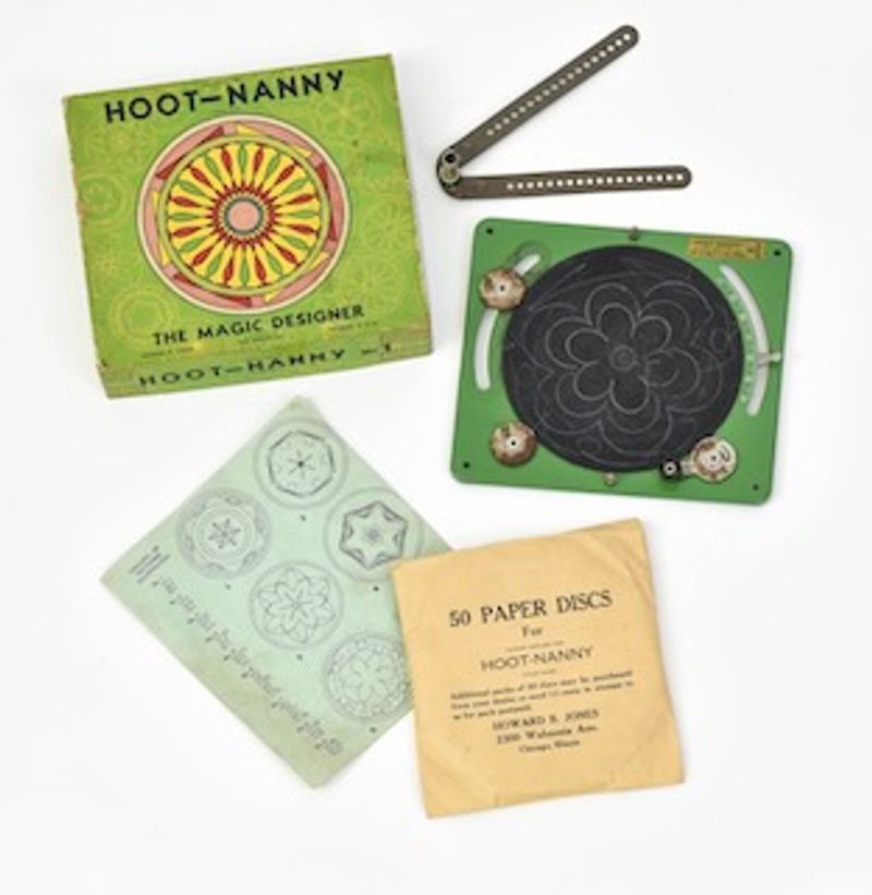 Vintage 1930'S Hoot-Nanny The Magic Designer Toy Game Howard B Jones ...