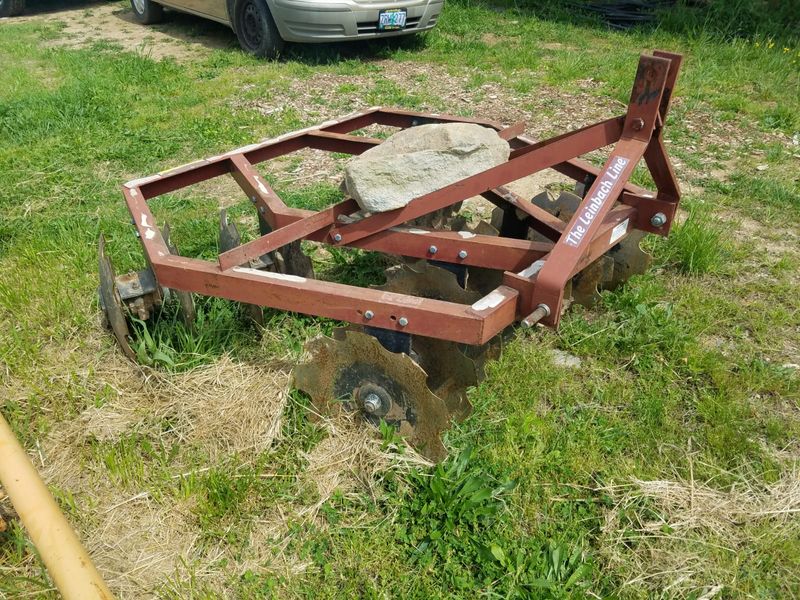 Leinbach Line Disc Harrow - 16 Blade Disc Harrow W/ 3 Point Hitch - Lot 160