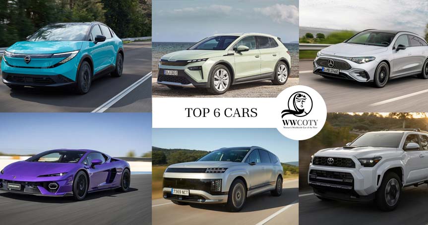 LOS AUTOS PREMIADOS POR WOMEN’S WORLDWIDE CAR OF THE YEAR 2026
