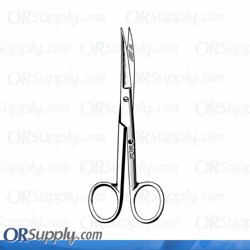 Sklar Operating Scissors 4 1/2" Curved Sharp/Sharp