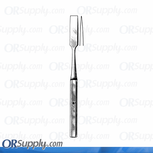 Sklar Hibbs Osteotome 9 1/2" Curved 6mm