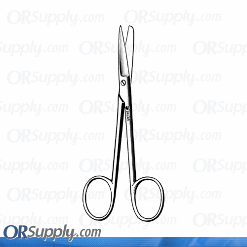 Sklar Wagner Scissors 4 1/2" Straight Smooth Sharp/Blunt