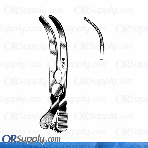 Surgical Instruments | Sklar Glover Bulldog Clamp 2 1/2" Curved 2cm Jaw ...
