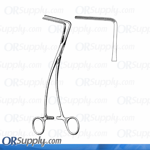 Sklar DeBakey Atraumatic Multi-Purpose Clamp 9" 90° Angled