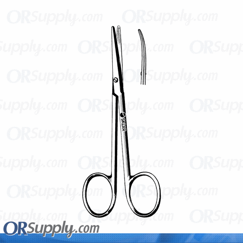 Sklar Strabismus Scissors 4 1/4" Curved