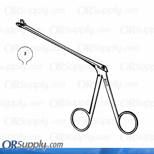 Sklar Hartmann (Mosher) Tonsil Punch 5 1/2" With Round Basket Ti
