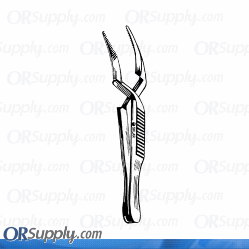Surgical Instruments | Sklar Diethrich Bulldog Clamp Angled 8mm