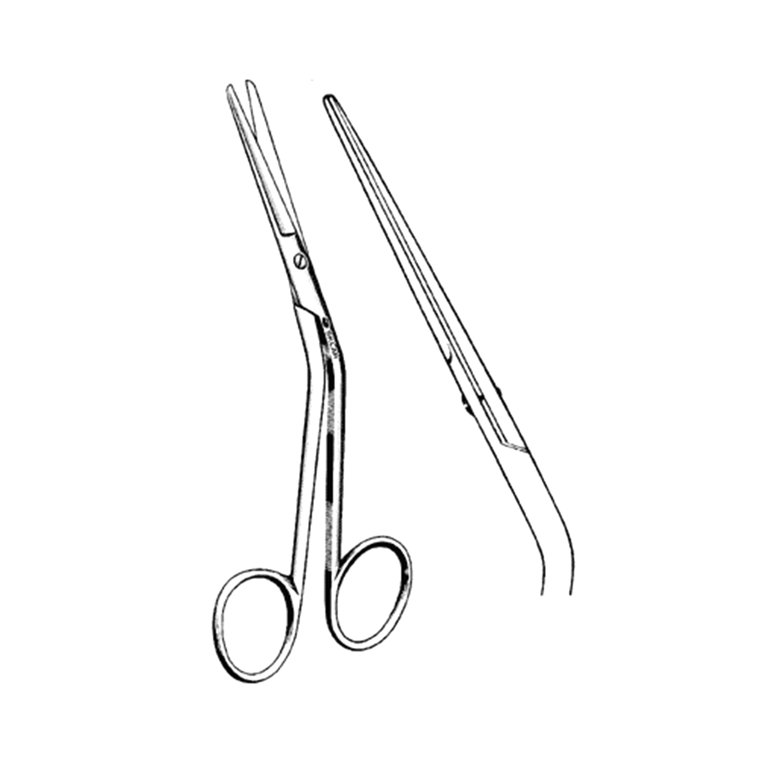 Surgical Instruments | Sklar Fomon Nasal Scissors 5" Dorsal Angle