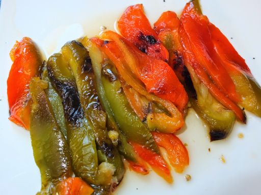 Pimientos asados de 17 Kcal - Receta fácil en la app Avena