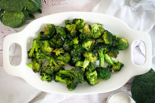 Brócoli al vapor con limón y sal de 26 Kcal - Receta fácil en la app Avena