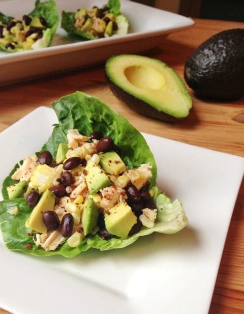Burrito de lechuga con frijoles de 183 Kcal - Receta fácil en la app Avena