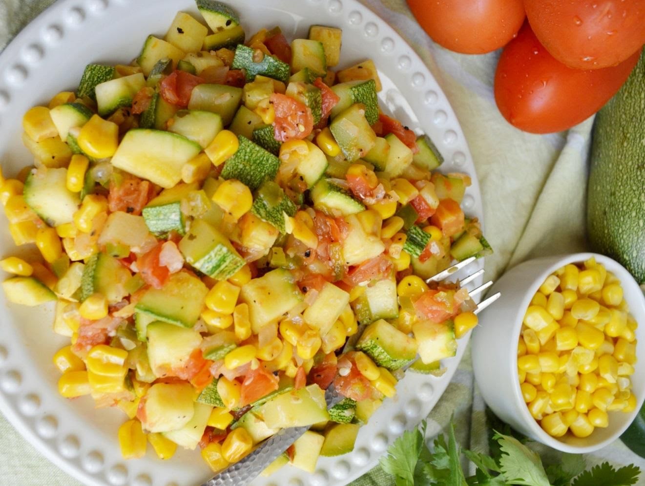 Collage de calabacitas de 189 Kcal - Receta fácil en la app Avena