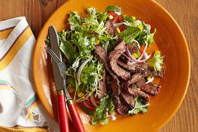 Ensalada de arrachera de 147 Kcal - Receta fácil en la app Avena