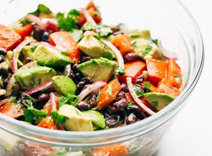 Ensalada de frijoles de 205 Kcal - Receta fácil en la app Avena