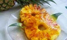 Piña asada de 62 Kcal - Receta fácil en la app Avena