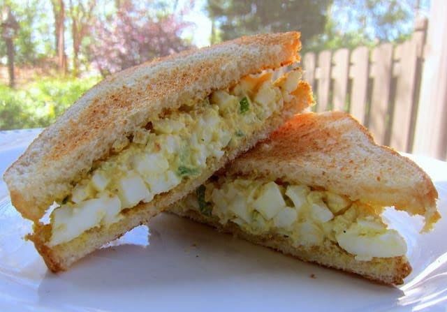Boiled egg sandwich de 168 Kcal - Receta fácil en la app Avena