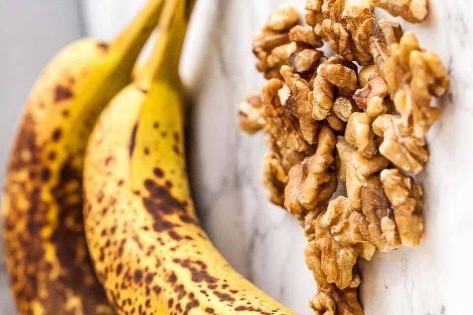 Banana with walnut de 134 Kcal - Receta fácil en la app Avena