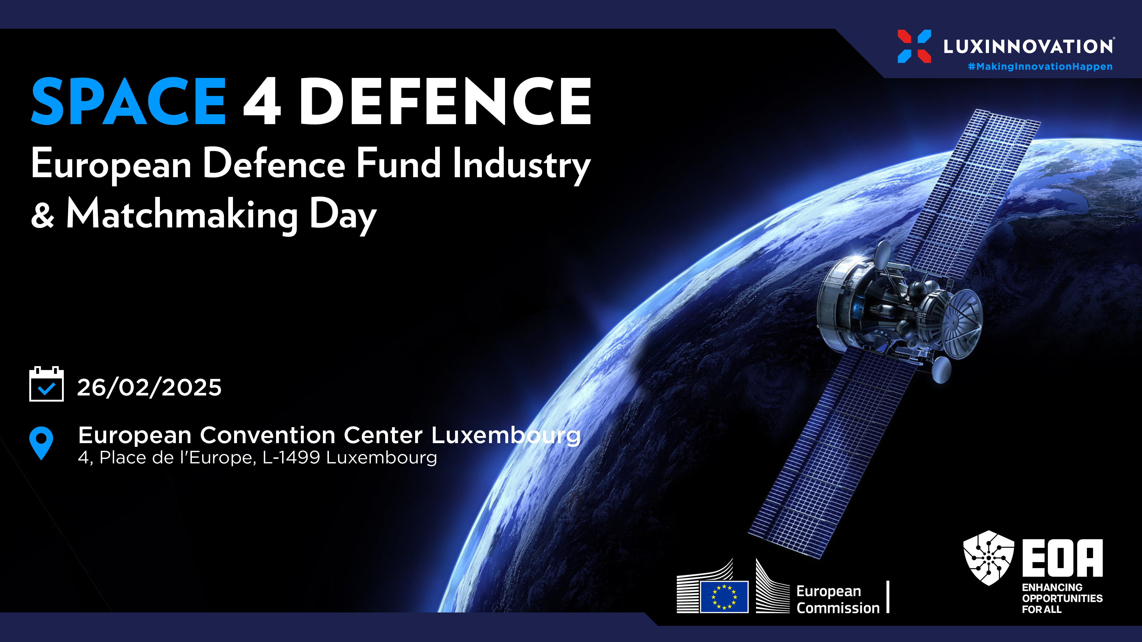 Home | European Defence Fund Industry & Matchmaking Day - Space4Defence ...