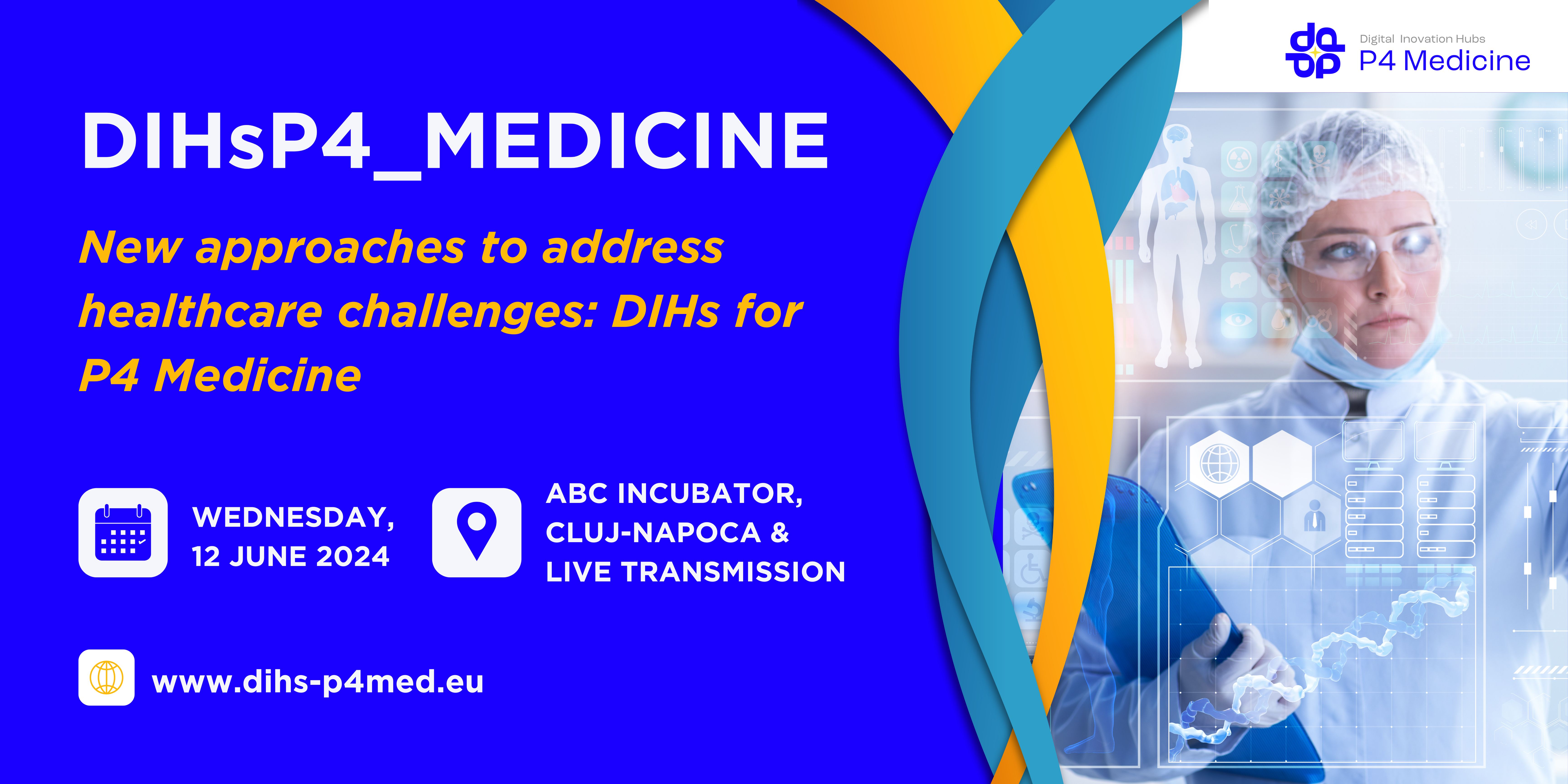Home | New approaches to address healthcare challenges: DIHs for P4 ...