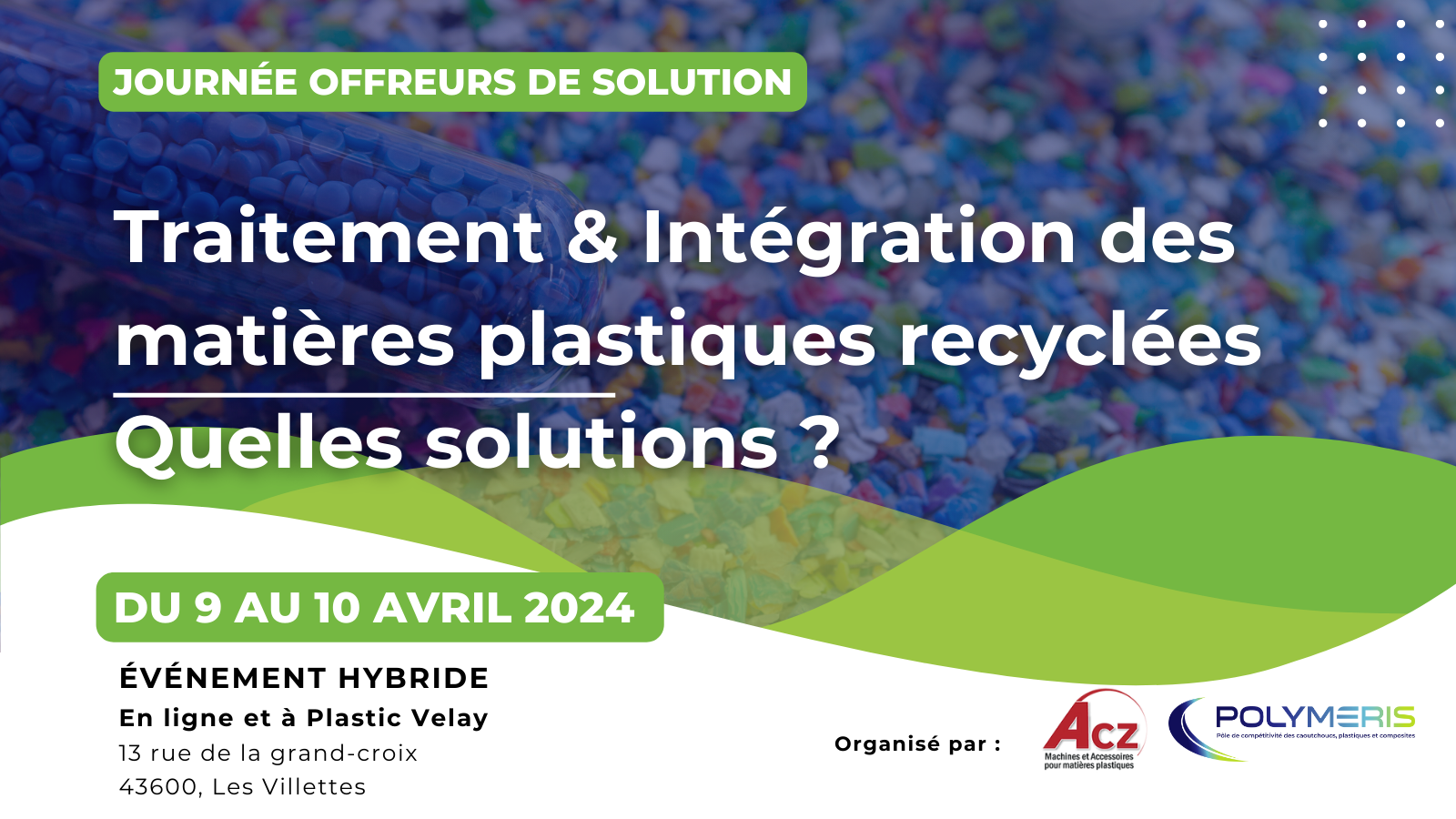 JOS Traitement et intégration de matières plastiques recyclés, quelles ...