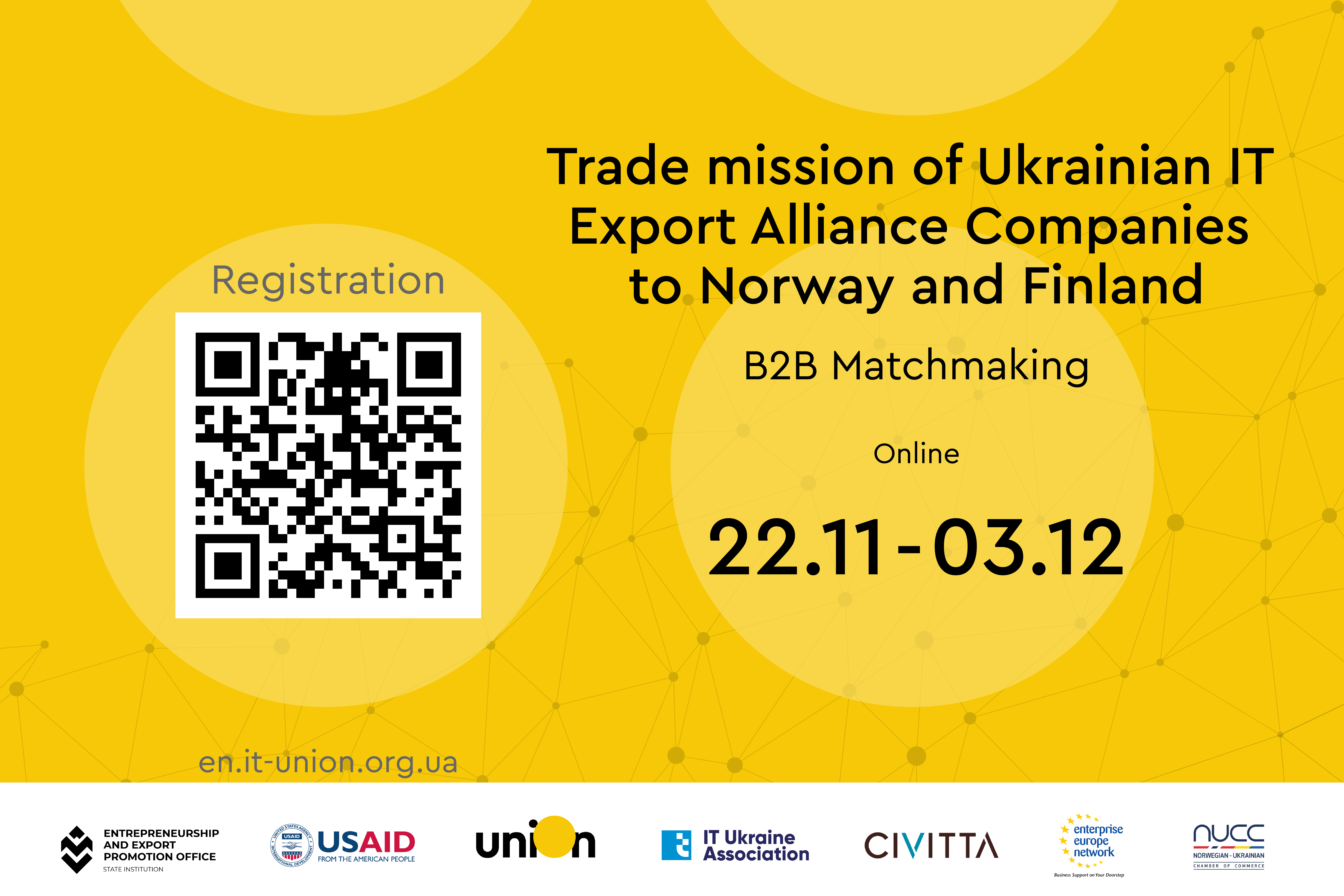 B2B MATCHMAKING WITHIN TRADE MISSION OF UKRAINIAN IT EXPORT ALLIANCE TO ...