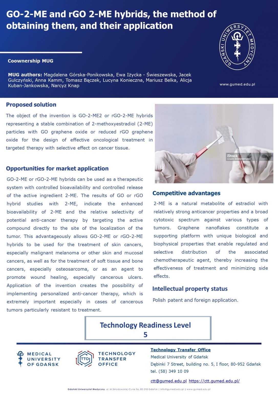 GO-2-ME and rGO 2-ME hybrids | MEDICA Healthcare Brokerage Event 2025