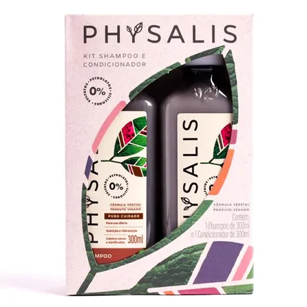 glam | Kit Shampoo + Condicionador Physalis Puro Cuidado