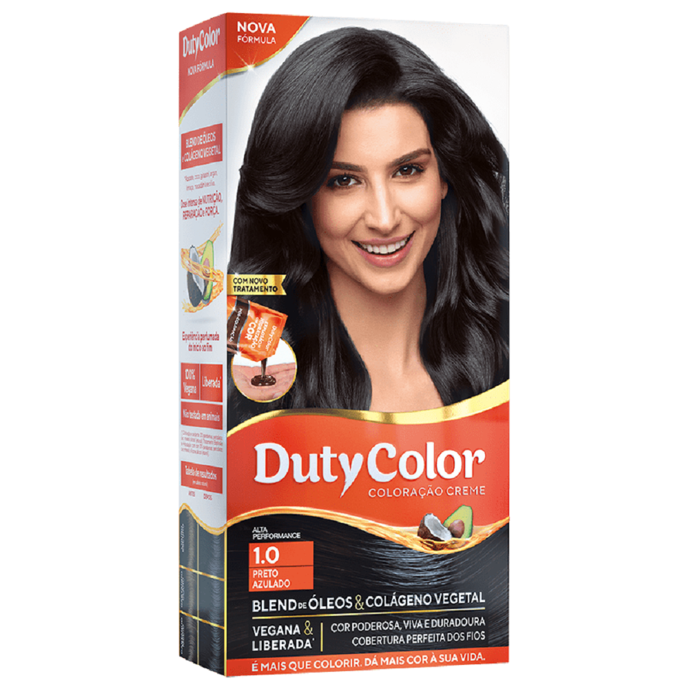 glam | Coloração Permanente Duty Color Preto Azulado 1.0